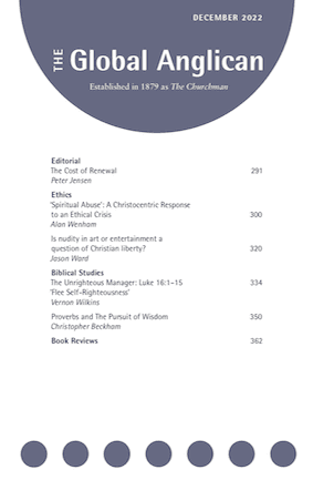 The Global Anglican 136/4 - Church Society